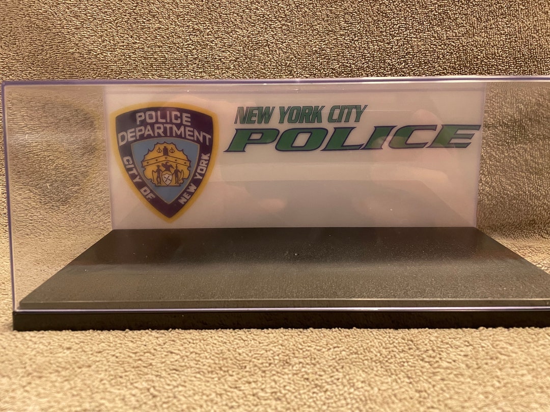 1/24 Scale Custom NYPD Police Acrylic Display Case - Etsy
