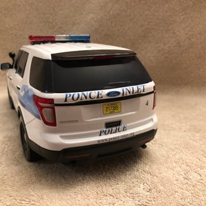 1/18 Scale Ponce Inlet Florida Police Die-cast Ford Explorer Model ...