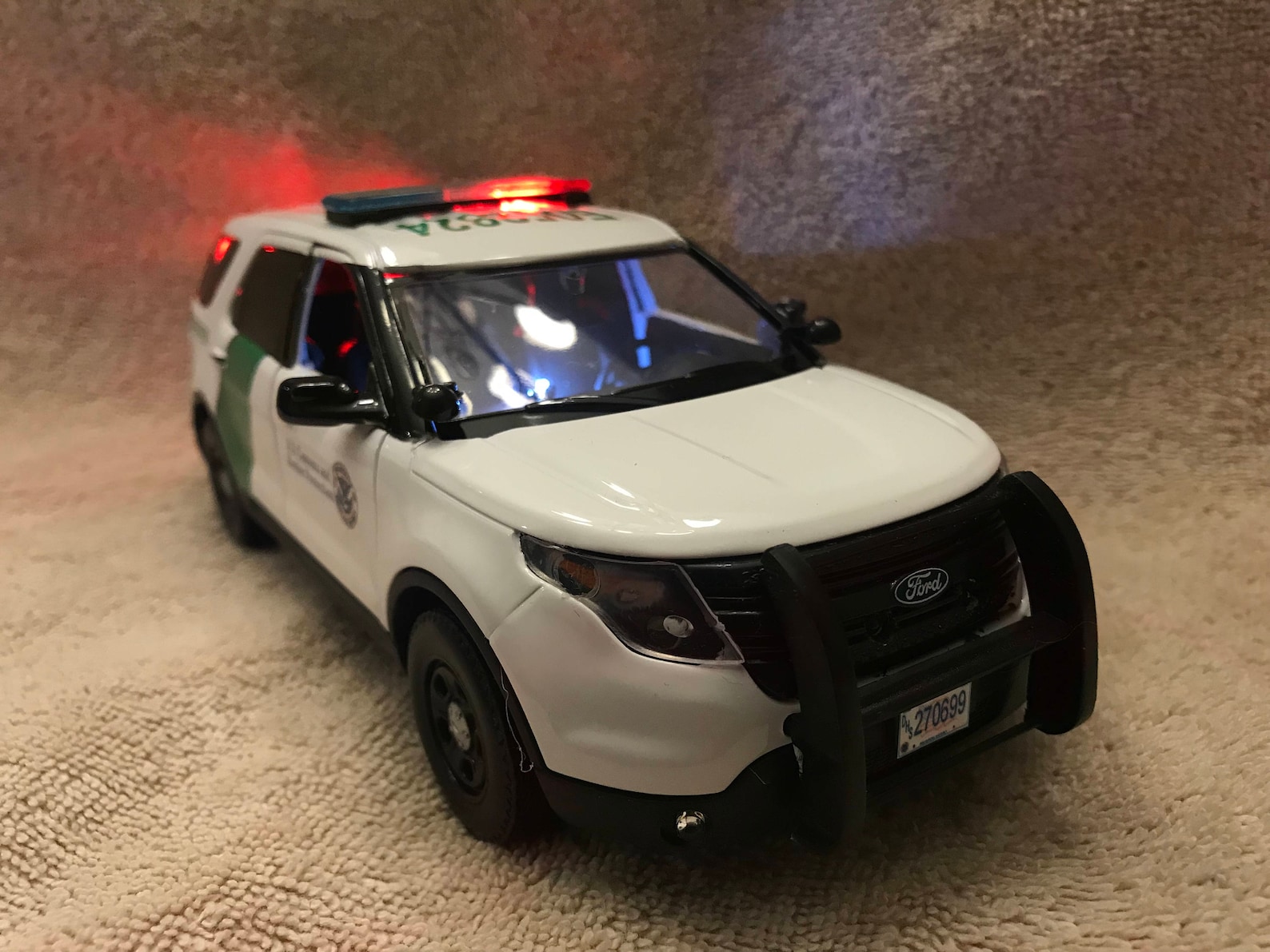 1/24 Scale United States Border Patrol Die Cast Model Car Ford | Etsy