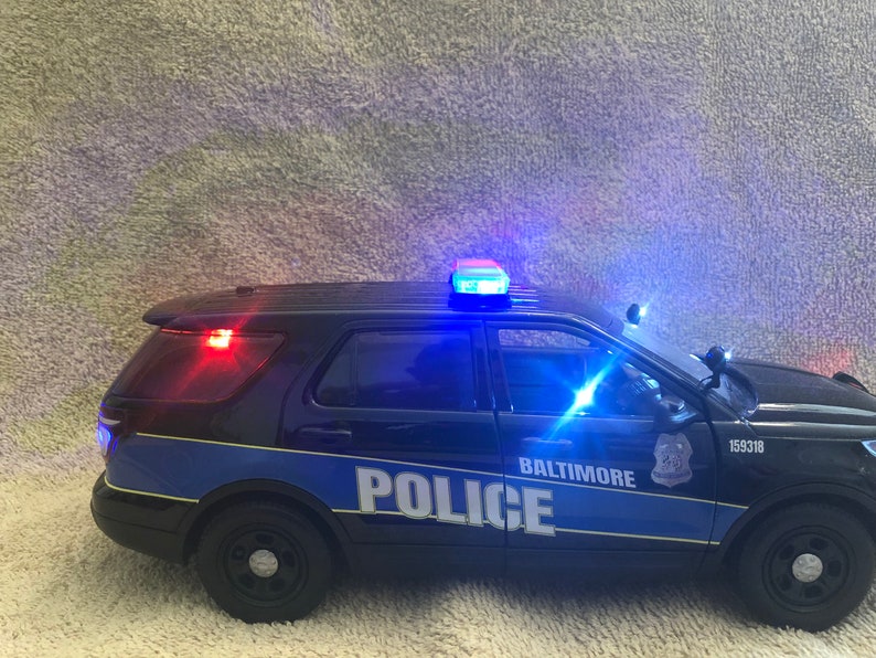 1/18 Scale Baltimore Maryland Police Die-cast Ford Explorer | Etsy