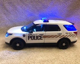 1/18 Scale NY MTA Police Die-cast Ford Explorer Model Replica With ...