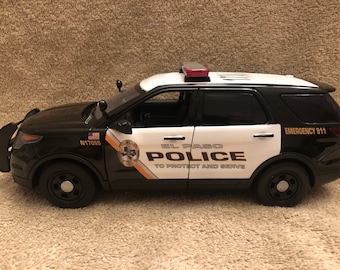 1/24 Scale El Paso Texas Police Dept Die Cast Model Car Ford ...