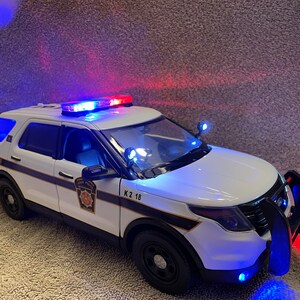 1/18 Scale State Police Diecast Ford Explorer Model Car With Working ...