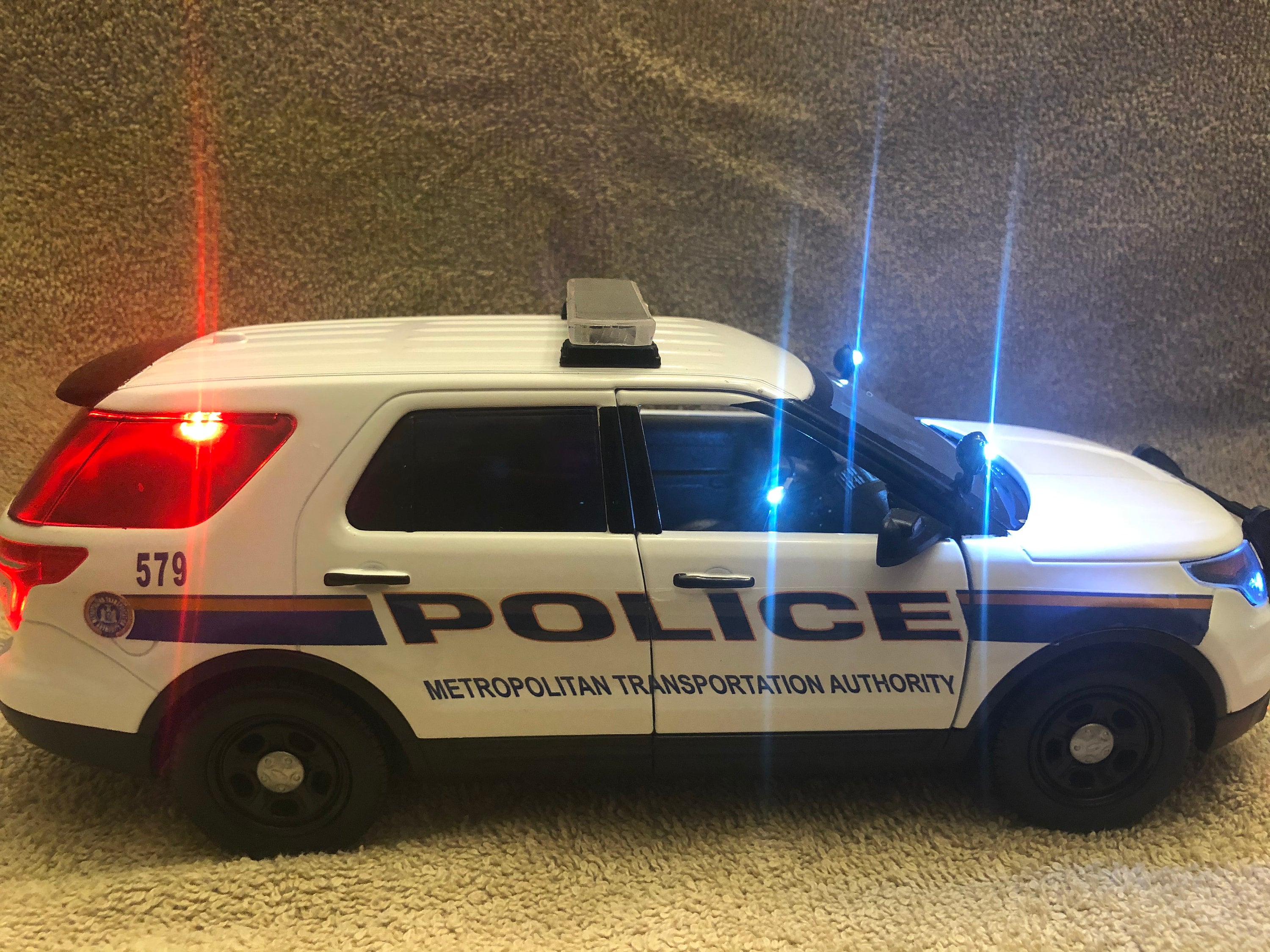 1/18 scale NY MTA Police die-cast Ford Explorer model | Etsy