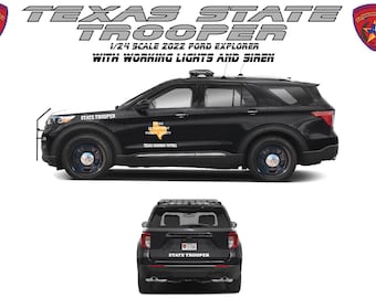 1/18 Scale Die-cast Utah State Trooper Ford Explorer Model Car With ...