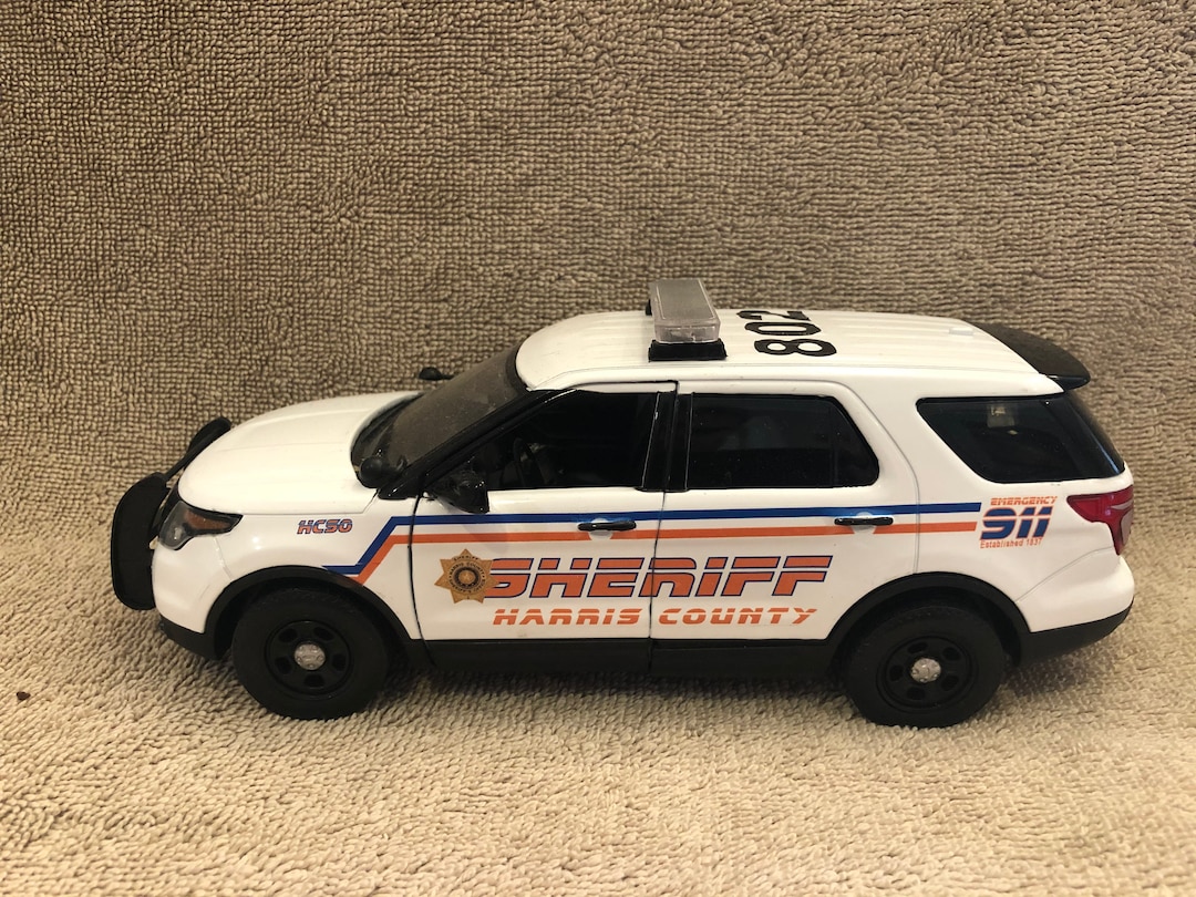 1/24 Scale Harris County TX Sheriff Ford Explorer Diecast Model Car ...