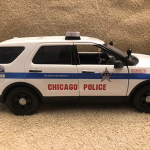 1/18 Scale Chicago Police Dept Die-cast Ford Explorer Model Replica ...