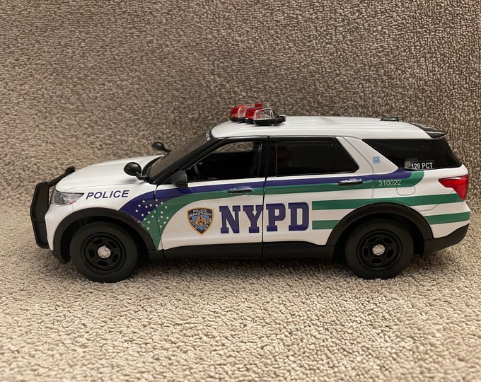 1/18 Scale Houston Texas Die Cast Model Police Car Replica With Working ...
