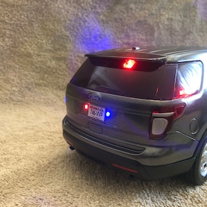 1/18 Scale Gray Unmarked Police Diecast Ford Explorer With Working ...