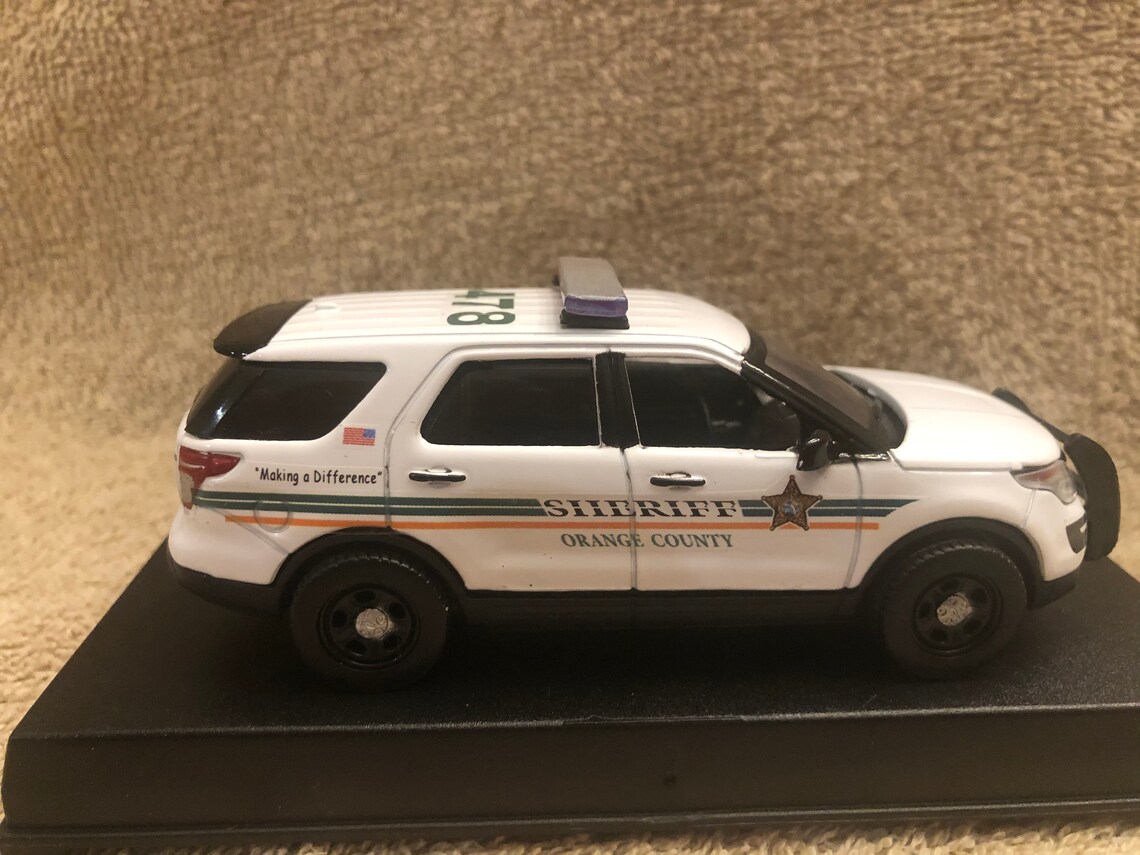 1/43 Scale Orange County Florida Sheriffs Office Ford Explorer - Etsy