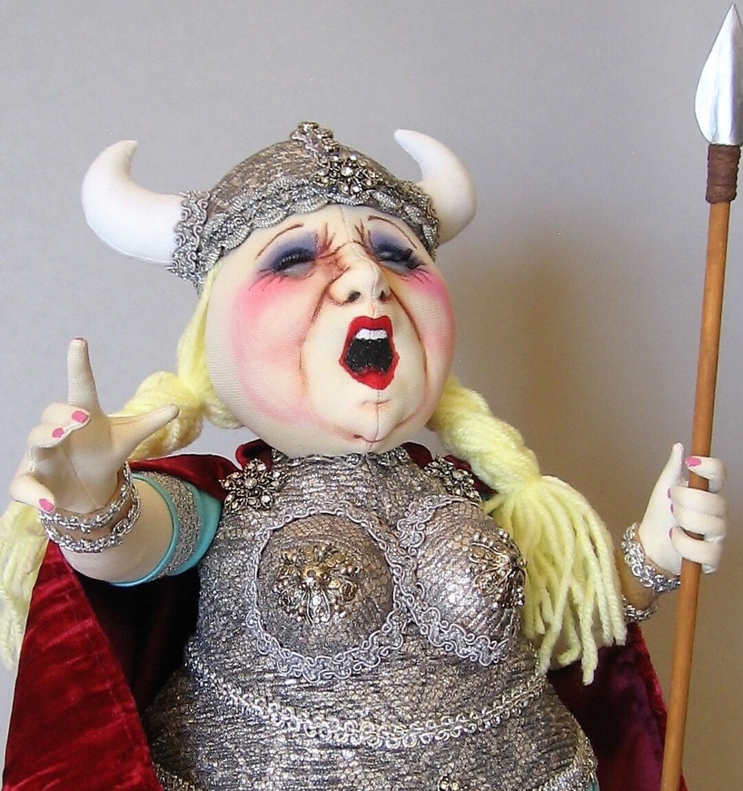 SHE Sang, IT'S Over - Opera Singer Cloth Doll PDF Pattern - Etsy