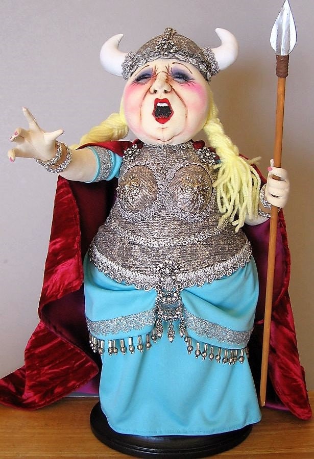 SHE Sang, IT'S Over Opera Singer Cloth Doll PDF Pattern - Etsy