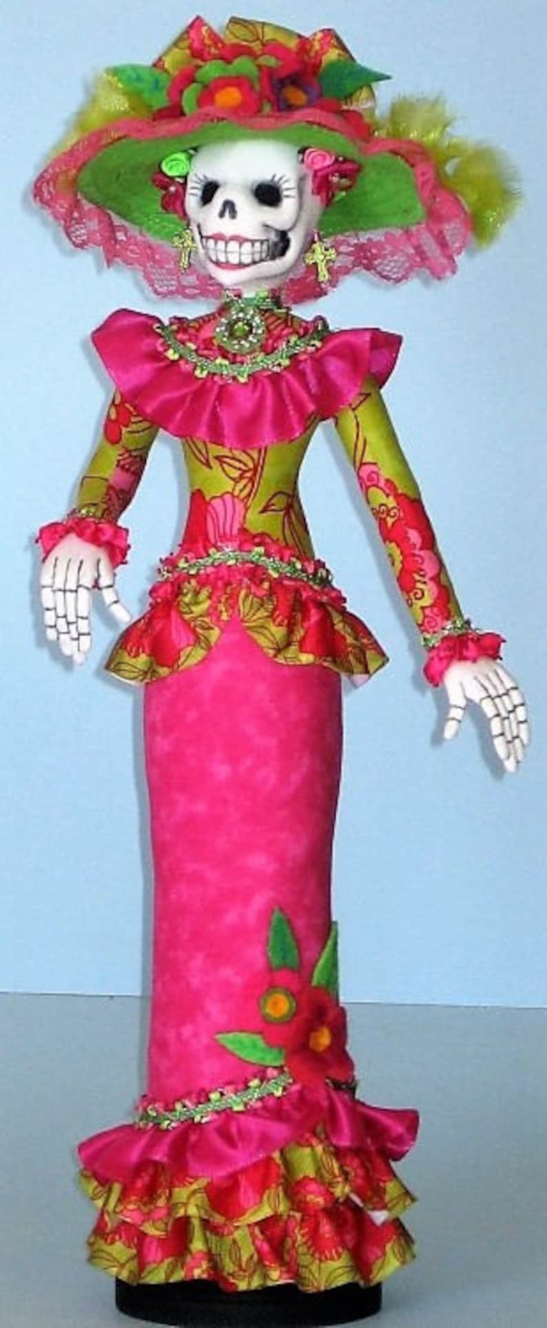 LA CATRINA Cloth Doll PDF Pattern - Etsy