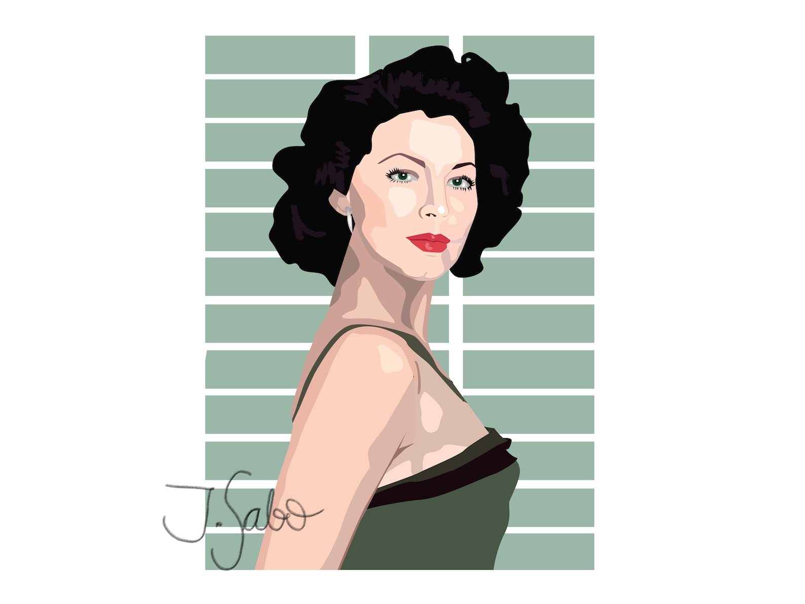 Minimal Style Portrait Custom Portrait Family Portrait Flat - Etsy