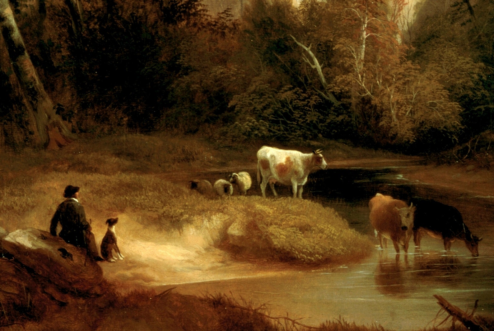 Alvan Fisher Pastoral Landscape 1854 Landscape Painting | Etsy