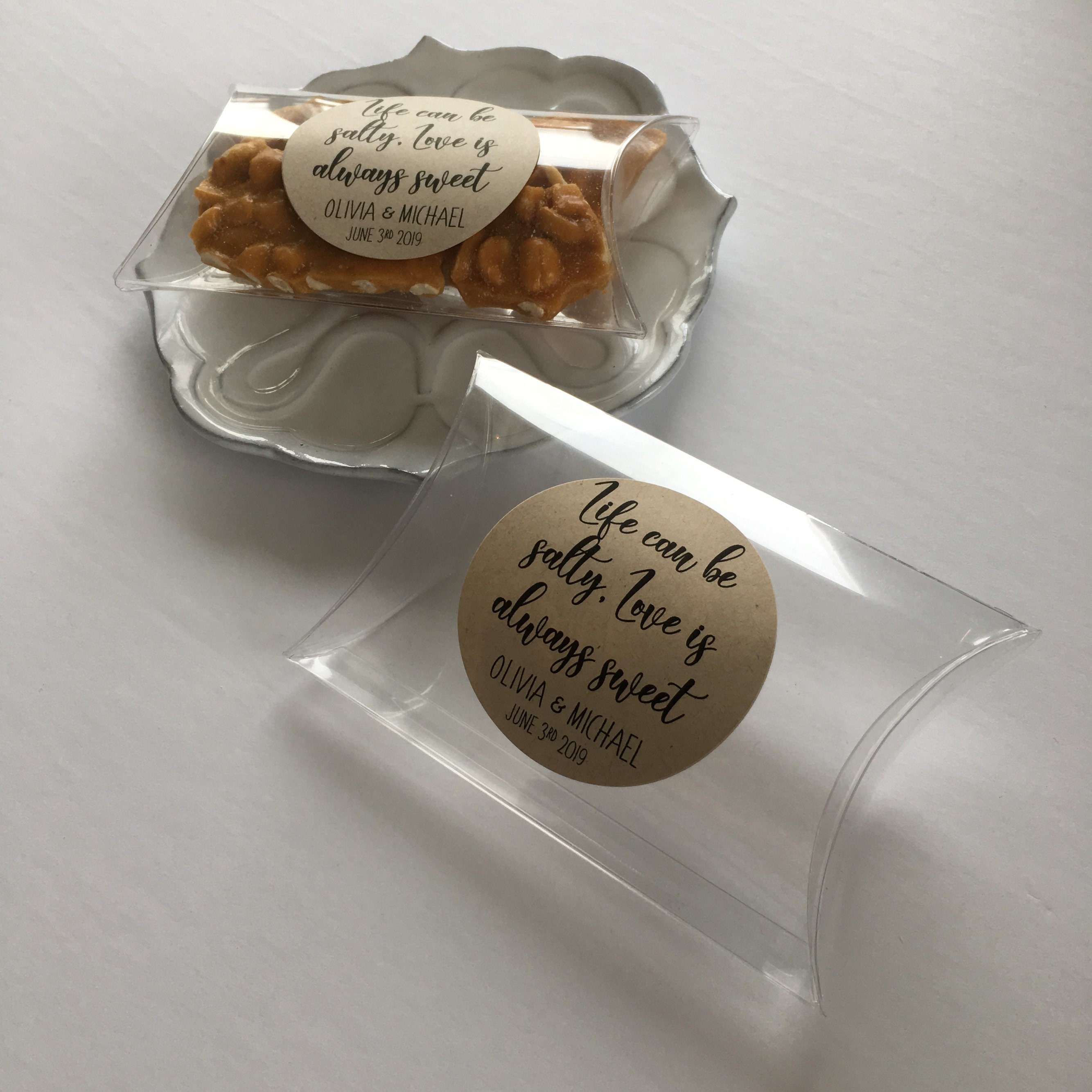 Life can be salty, Love is always sweet! - (Set of 10) - Wedding Favor ...