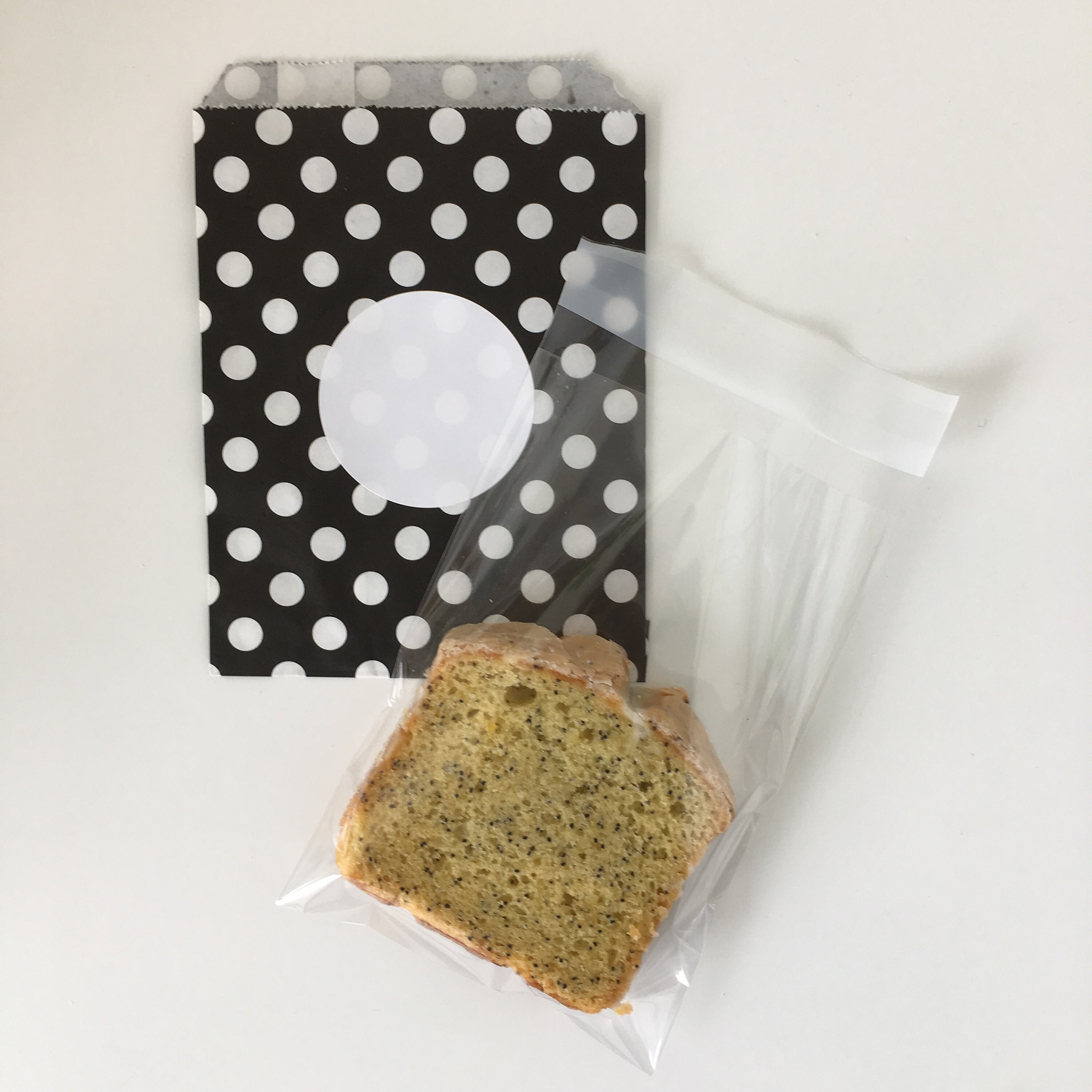 Set of (10) Clear Liner Bags - Food Safe - 5 x 7 with adhesive sealing ...