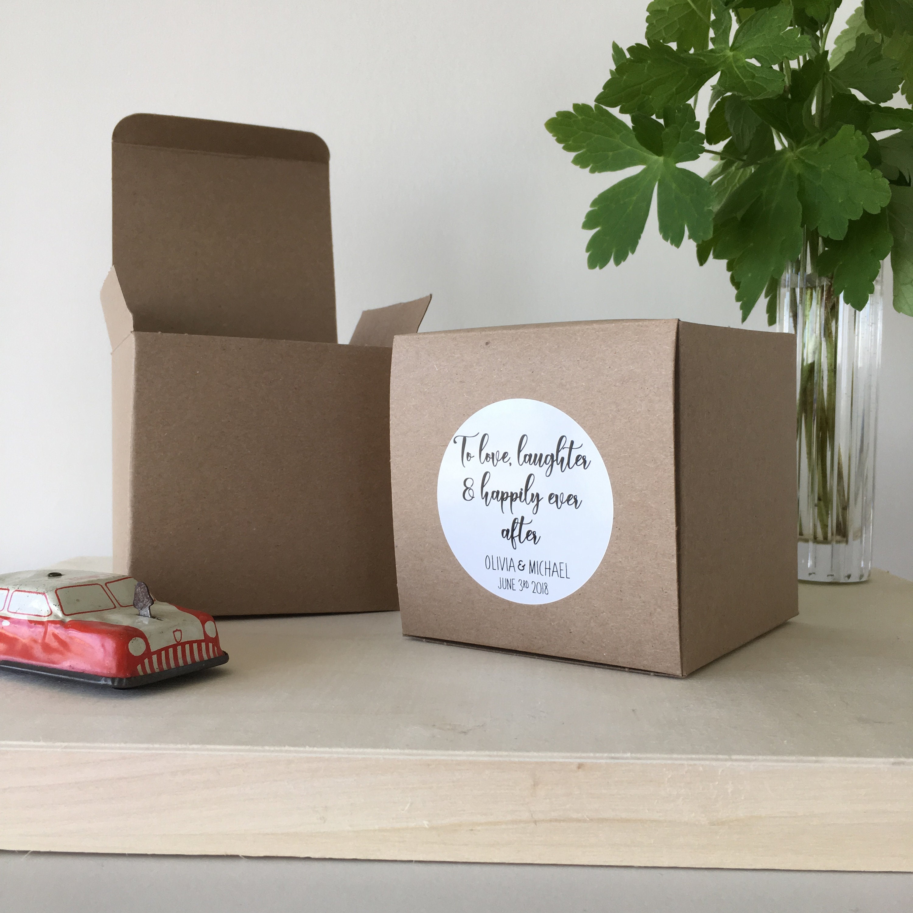 To Love, Laughter & Happily Ever After! - (Set of 10) - Square Wedding ...