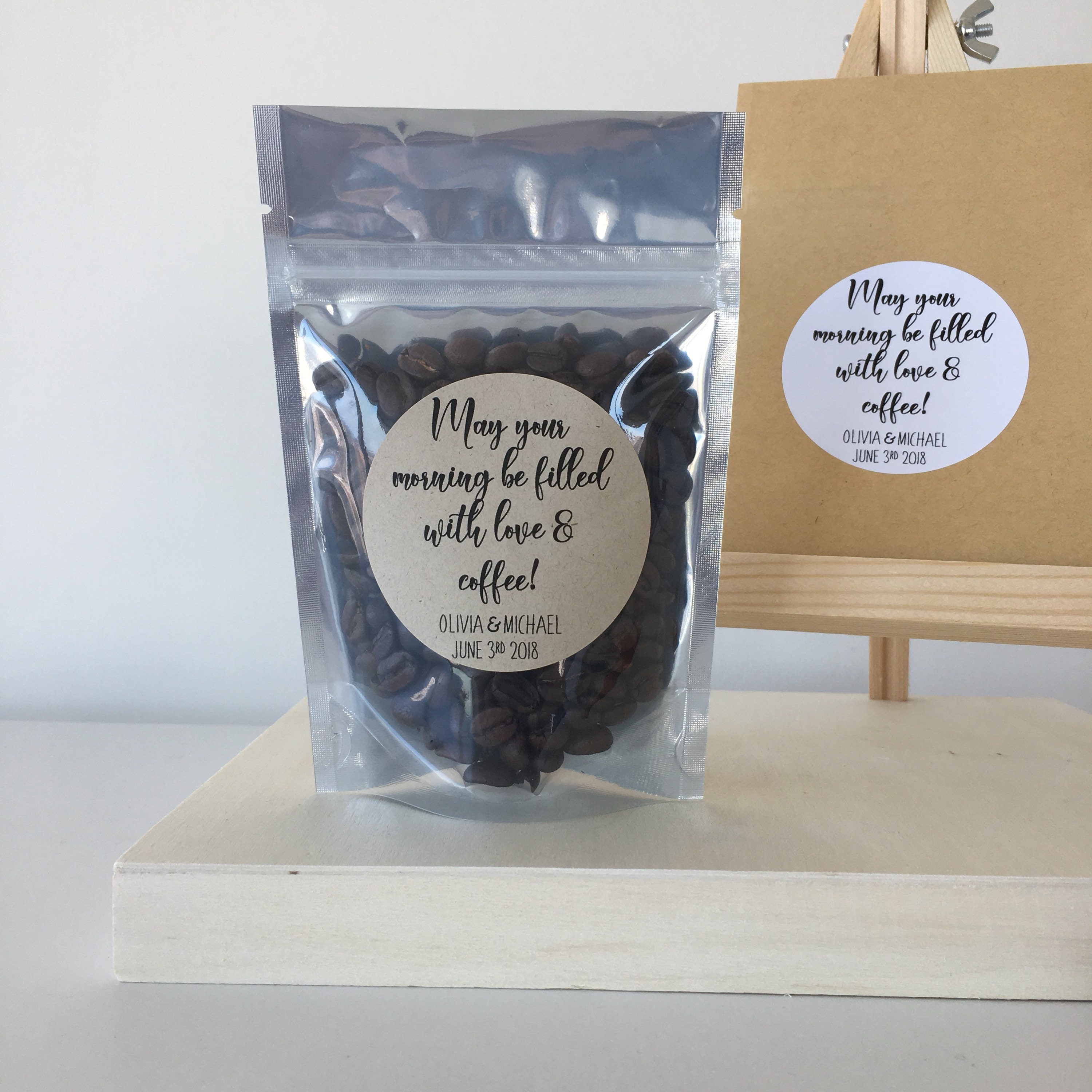 May your morning be filled with love & coffee! - (Set of 10) - Wedding ...