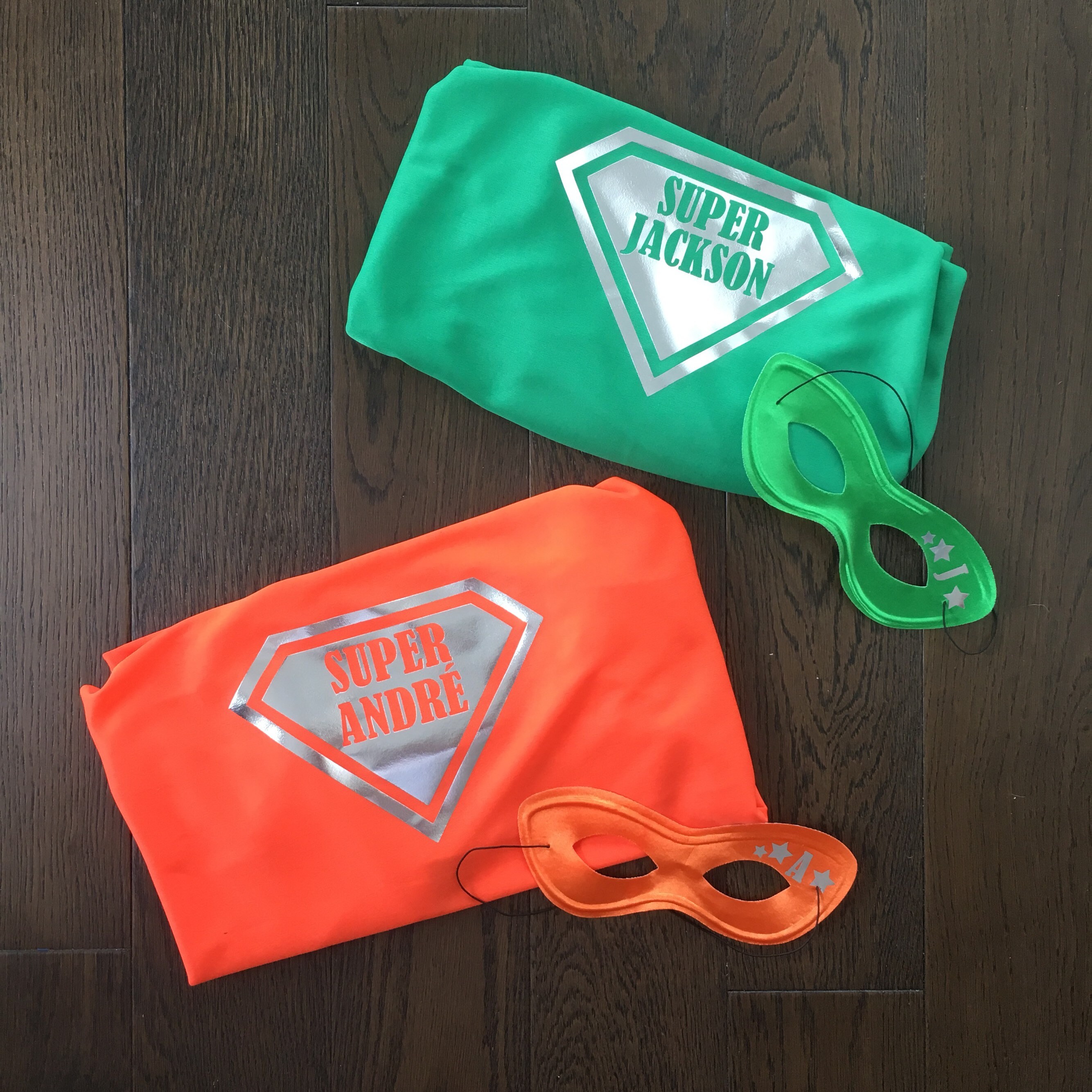 Custom Superhero Mask - Customized with your little superheros initial!