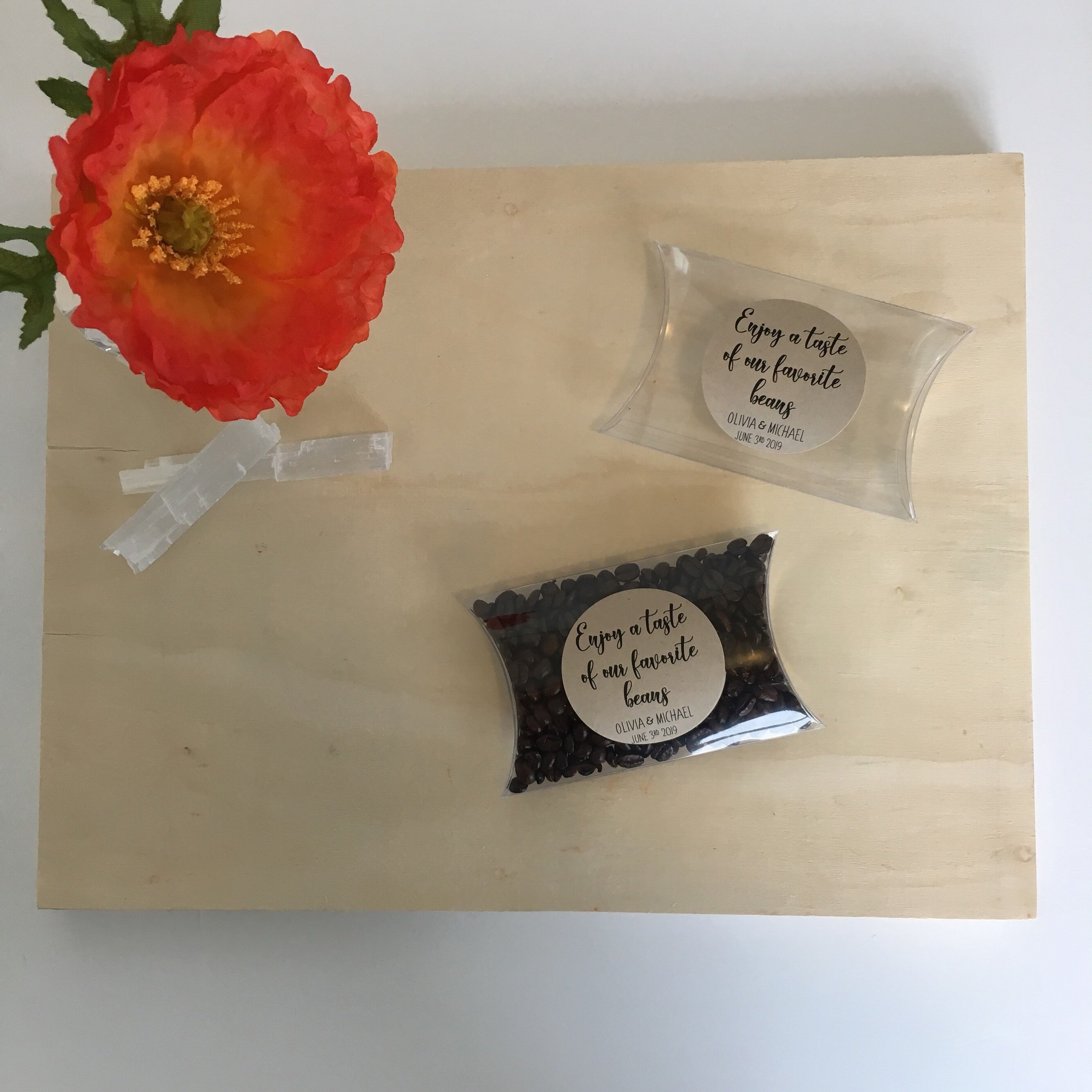 Enjoy a taste of our favorite beans! - (Set of 10) - Wedding Favor ...