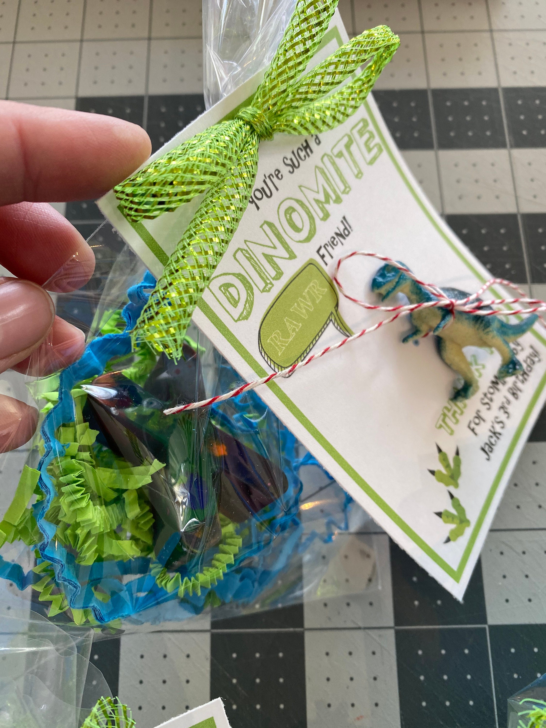 Custom Listing Dinosaur Birthday Favors 15 Sets Total custom-listing-dinosaur-birthday-favors-15-sets-total