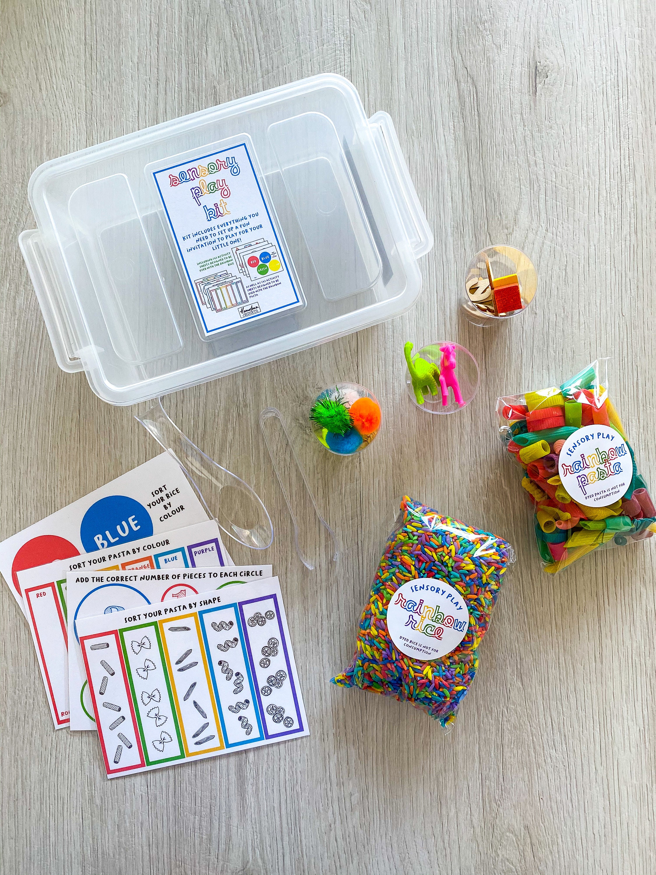 Sensory play kit - includes everything you need to set up multiple ...