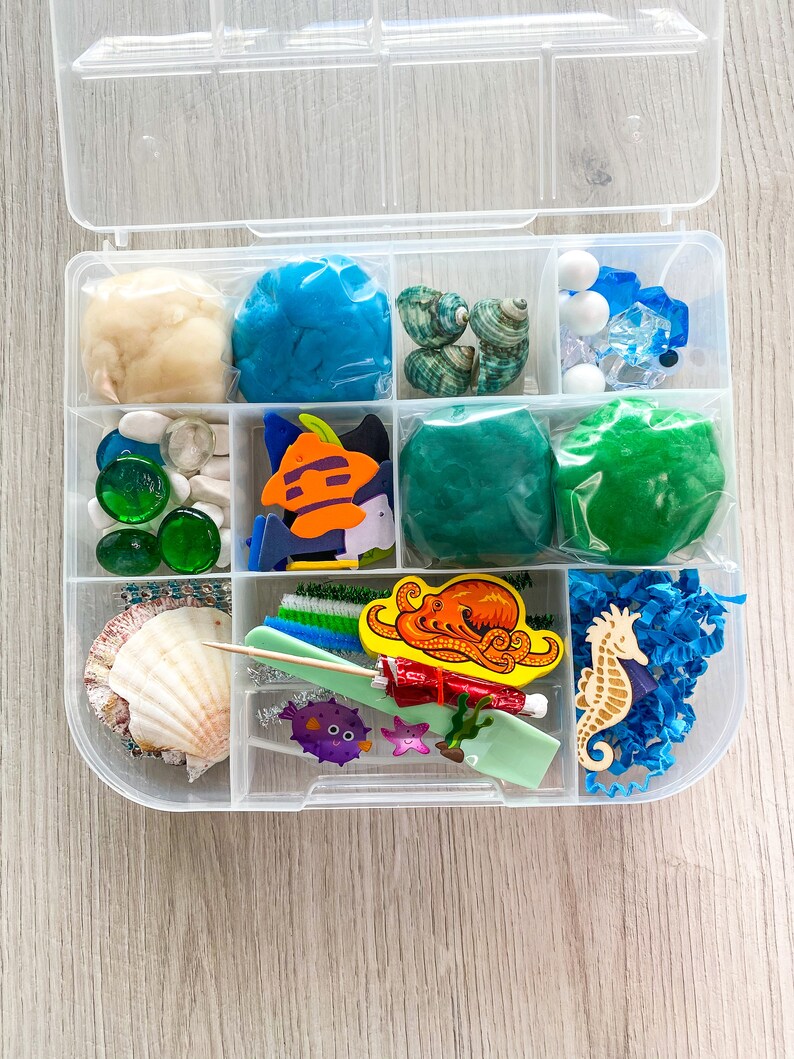 Under the Sea Theme Kids Sensory Play Activity Kit Includes - Etsy