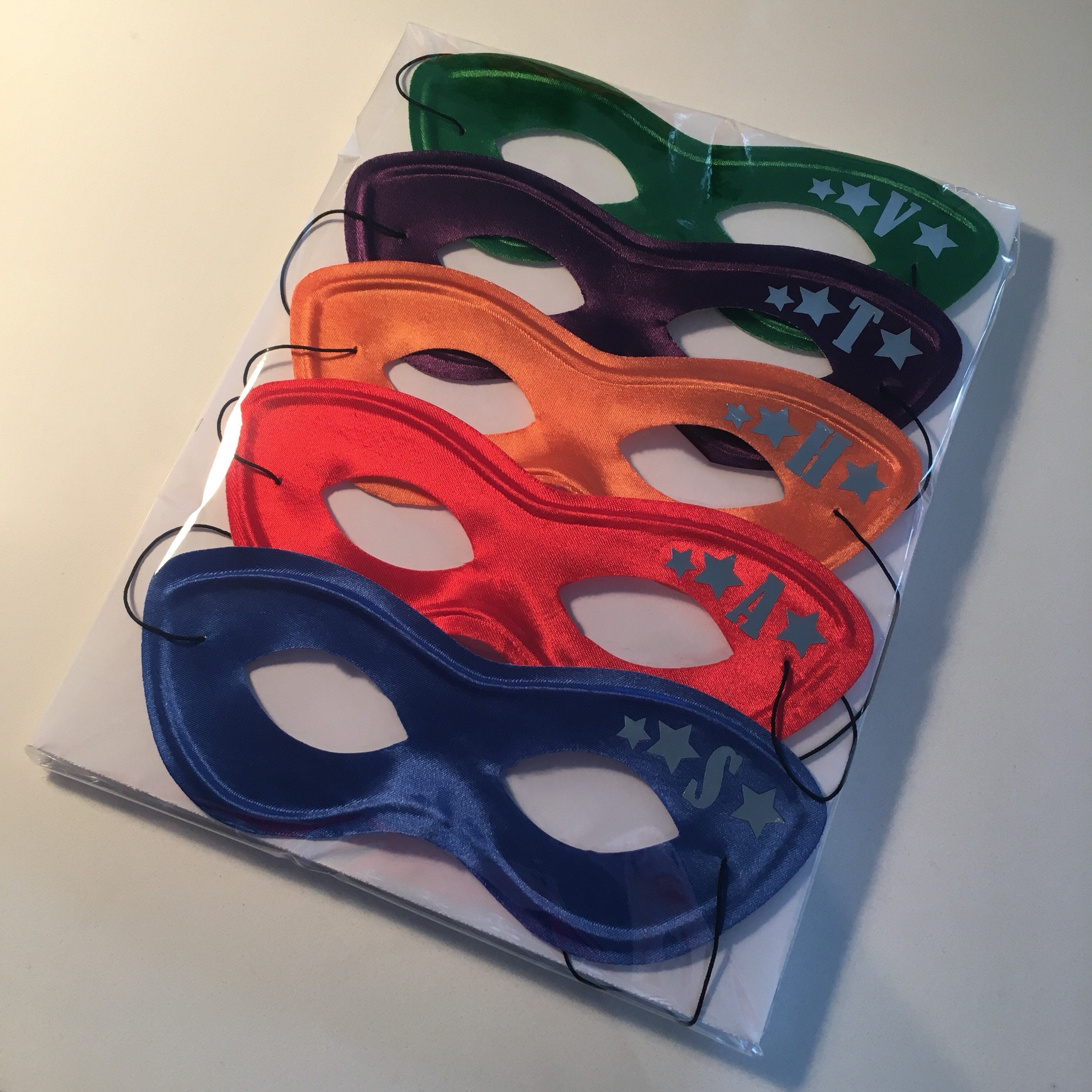 Custom Superhero Mask - Customized with your little superheros initial!