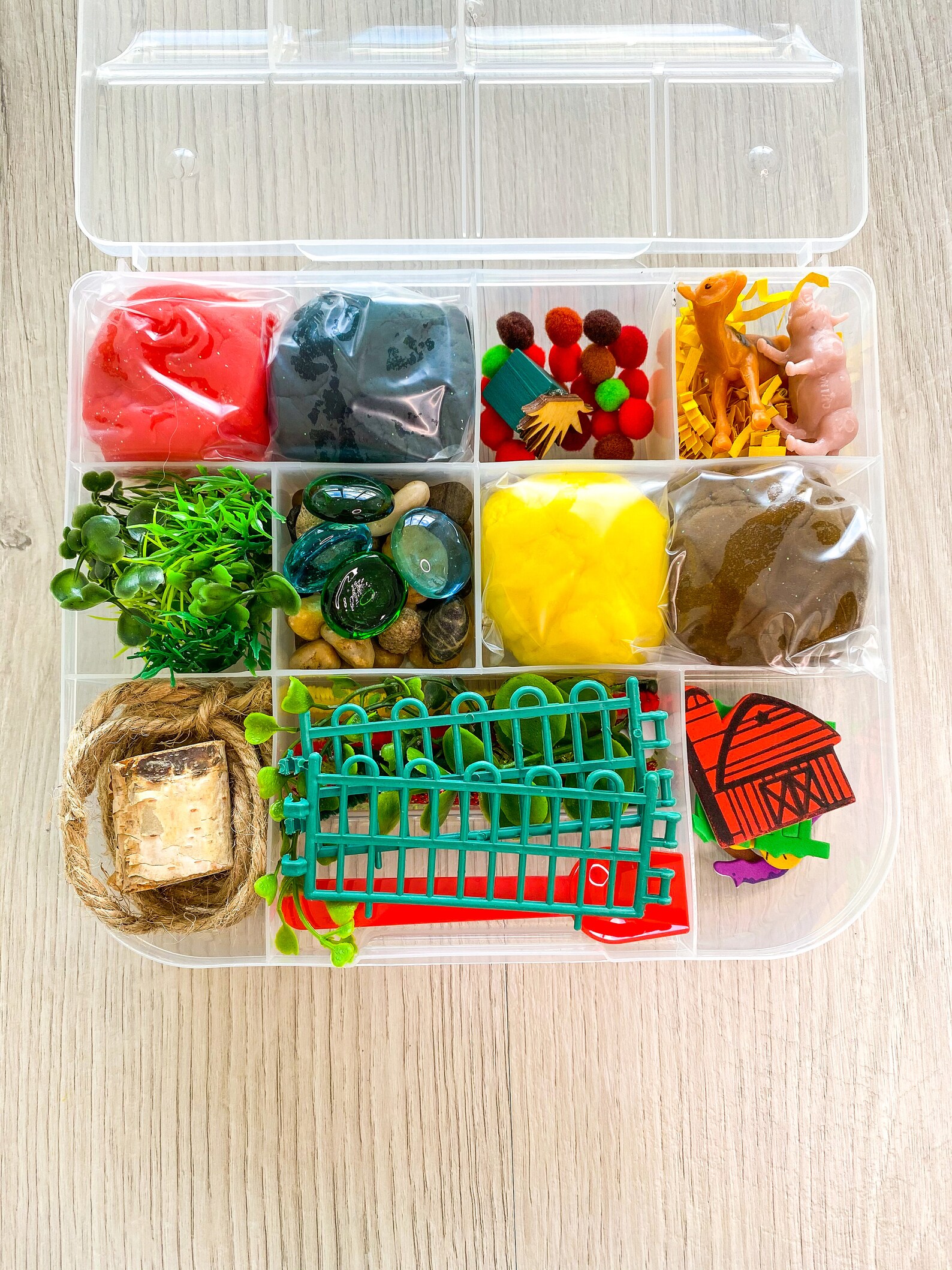 Farm Theme Kids Sensory Play Activity Kit Includes 4 - Etsy Canada