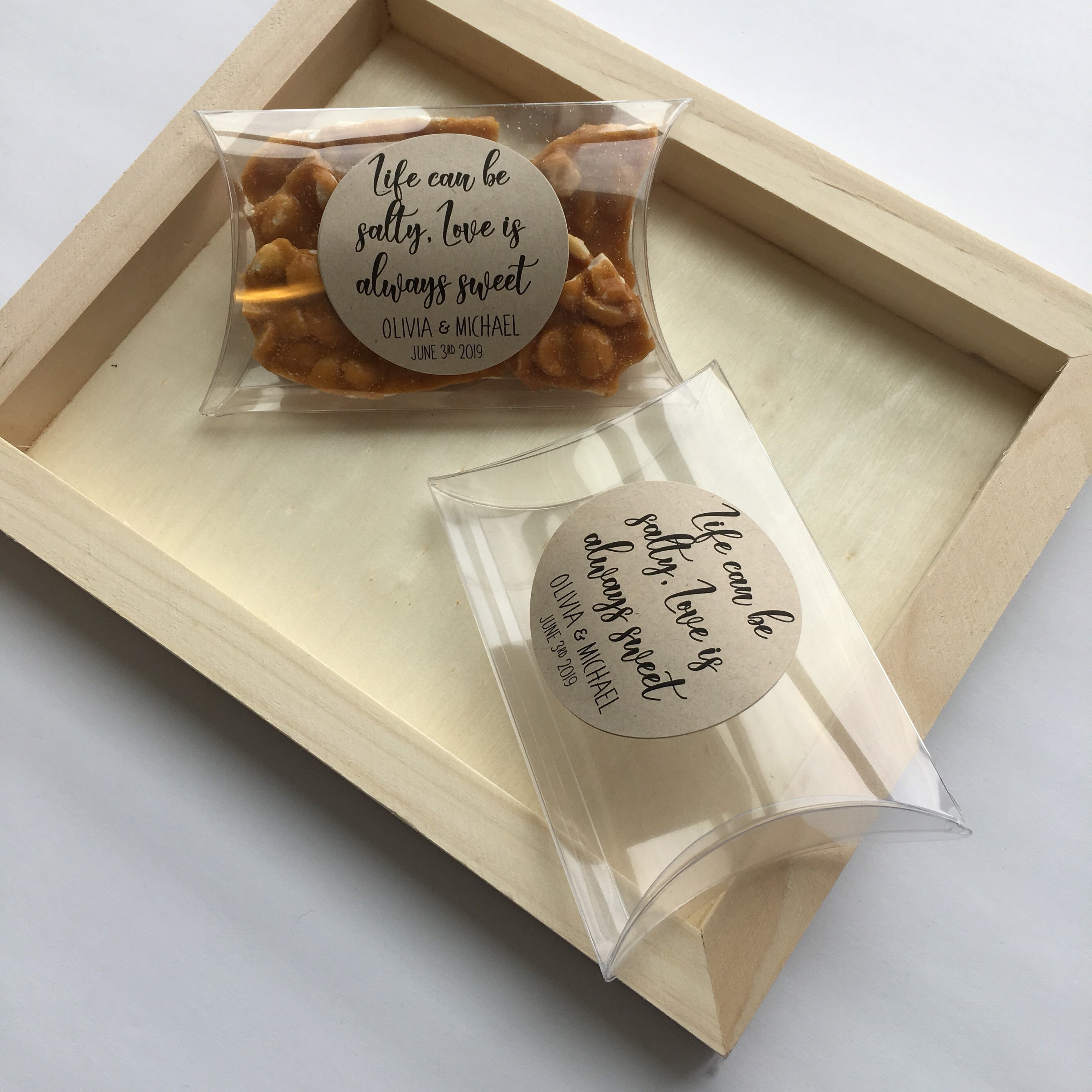 Life can be salty, Love is always sweet! - (Set of 10) - Wedding Favor ...