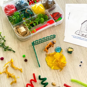 Farm Theme Kids Sensory Play Activity Kit Includes 4 Colors of Handmade ...