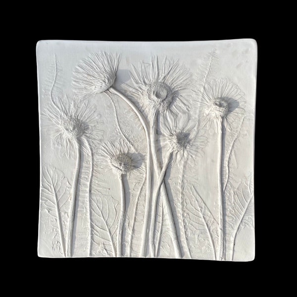 Botanical Bas Relief - Etsy