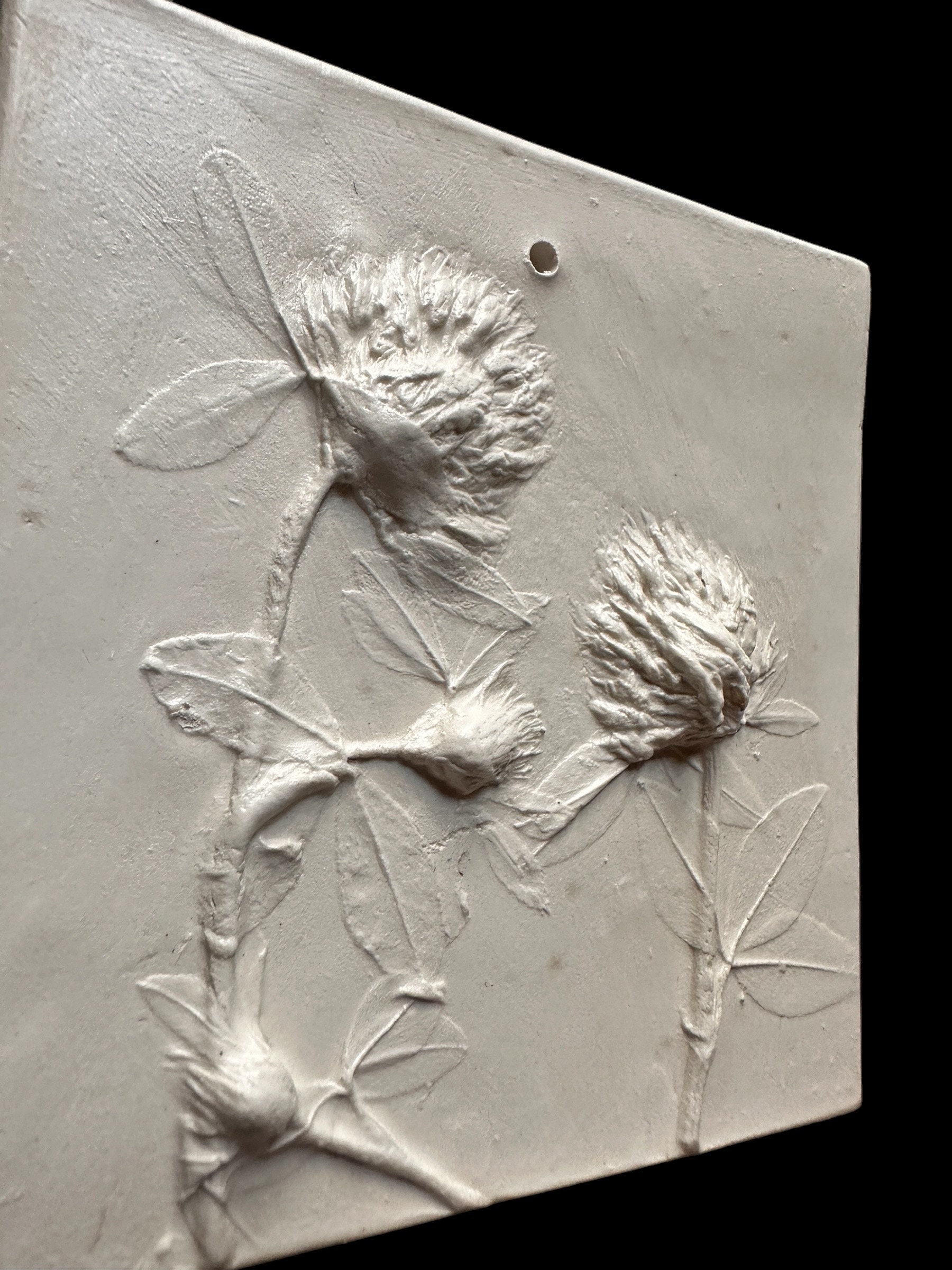 Botanical Bas Relief Mini, Red Clover, Free Shipping - Etsy
