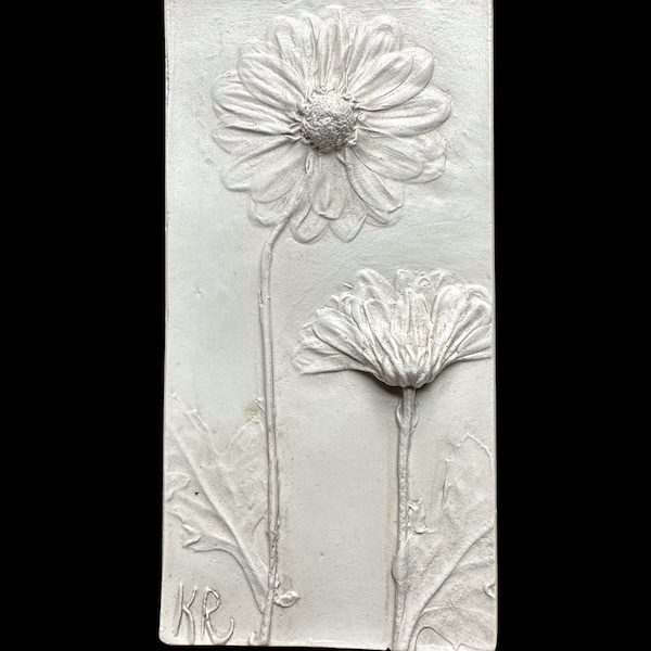 Botanical Bas Relief - Etsy