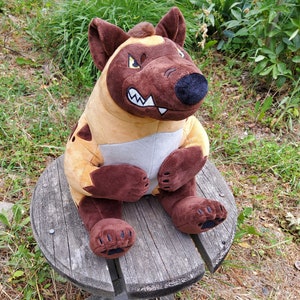 Large Gnoll Hyena Plush D&D Inspired Dungeons and Dragons Pathfinder ...