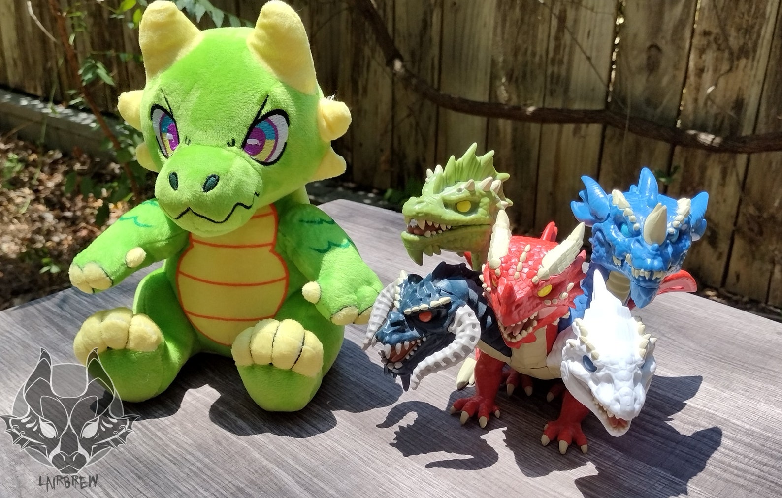 4 Kobold Plushie SET Red Blue Green Purple PRE-ORDER - Etsy