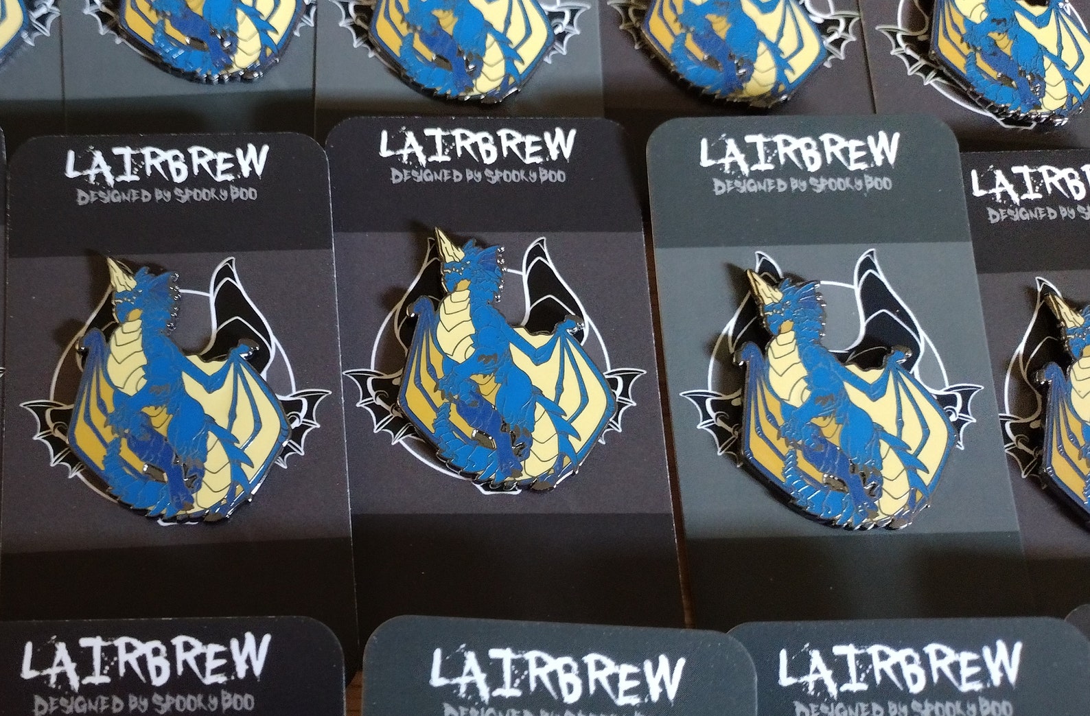 Blue Dragon Chromatic Dragon Pins Dungeons & Dragons 5e - Etsy