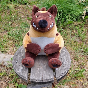 Large Gnoll Hyena Plush D&D Inspired Dungeons and Dragons Pathfinder ...