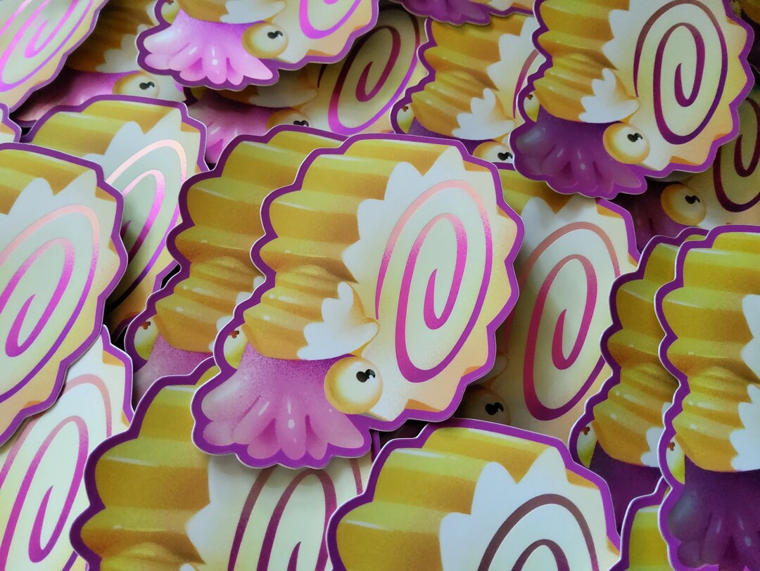 Nautilus Fish Cake Narutomaki Sticker - Etsy