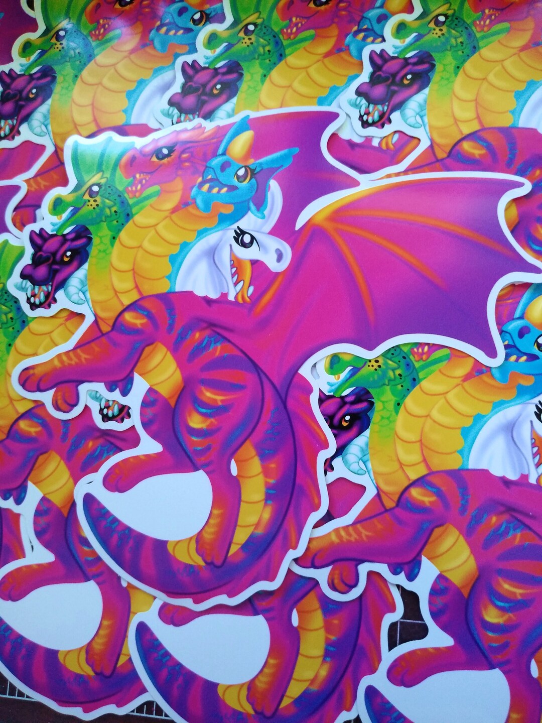 HUGE 7in Giant Tiamat Vinyl Sticker Lisa Something Dungeons and Dragons ...
