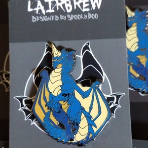 Blue Dragon Chromatic Dragon Pins Dungeons & Dragons 5e Inspired Hard ...