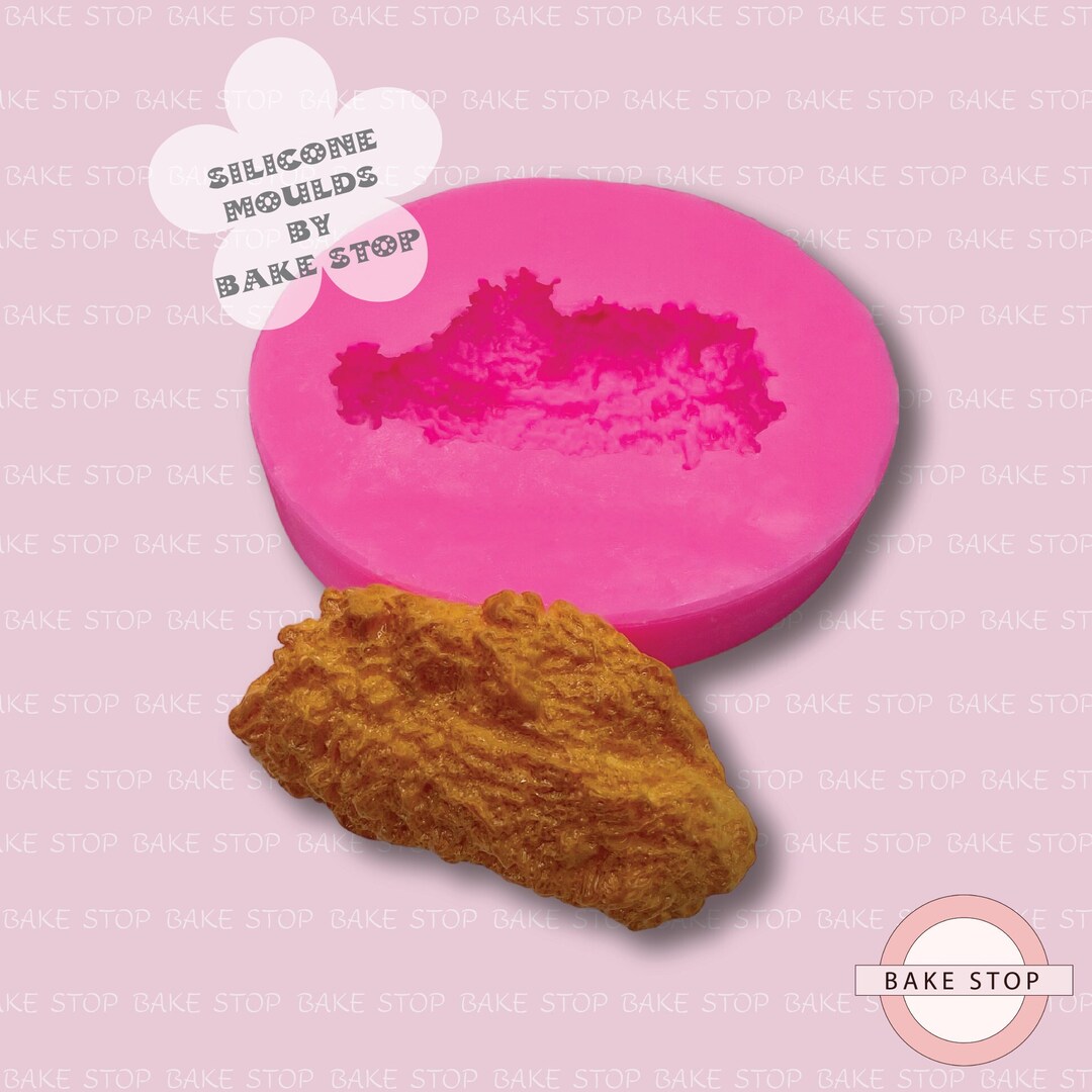 Fried Chicken Silicone Mould - Food Silicone Mould - Fondant Mould, Wax ...