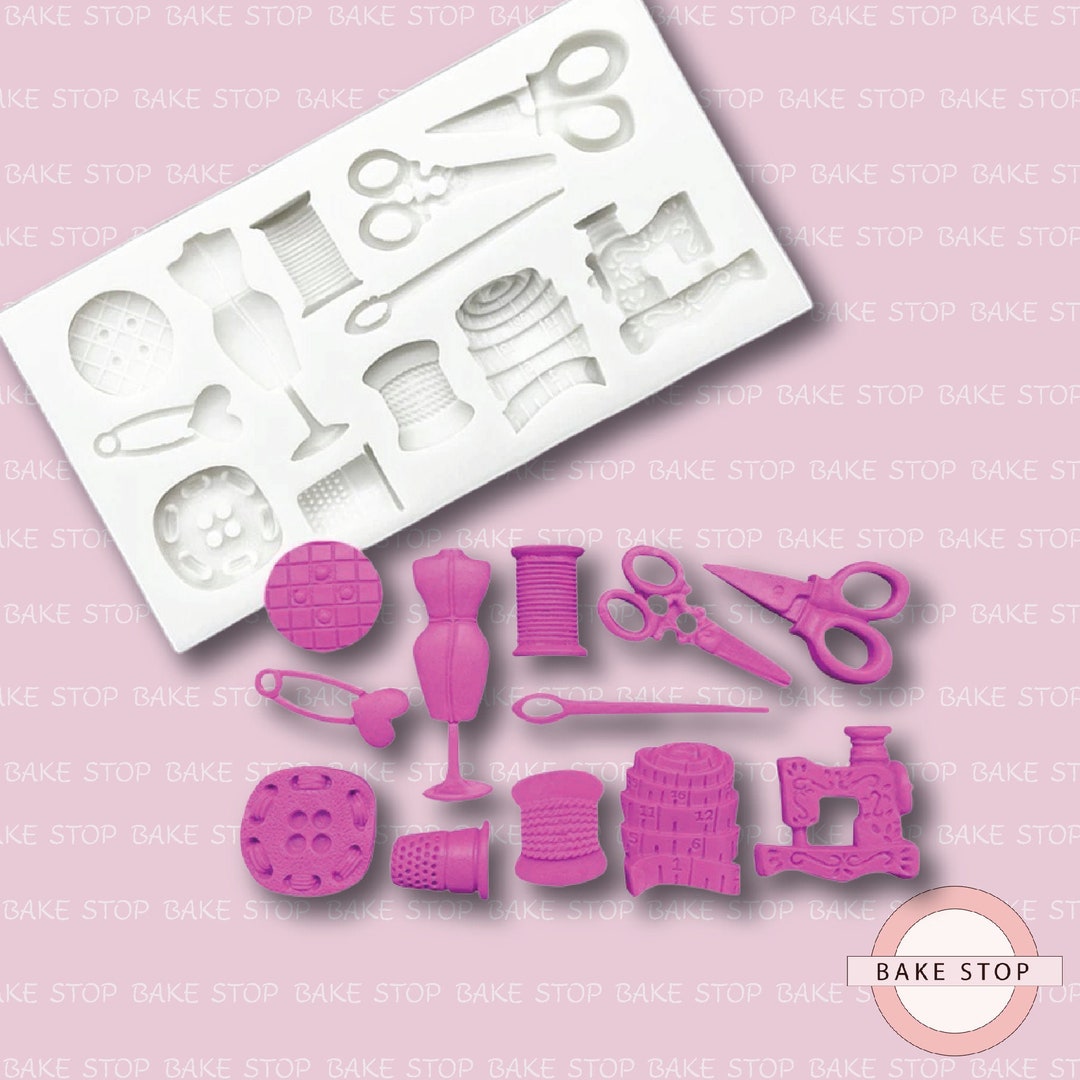 Sewing Silicone Mould - Dress Making Silicone Mould - Fondant Mould ...