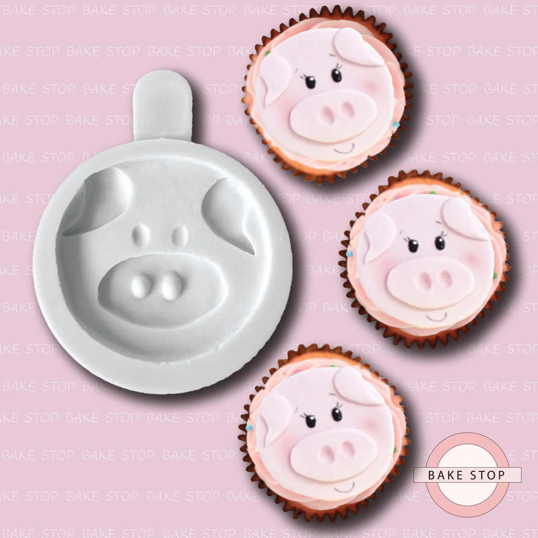Pig Silicone Mould - Pig Fondant Mould, Pig Wax Mould, Pig Soap Mould ...