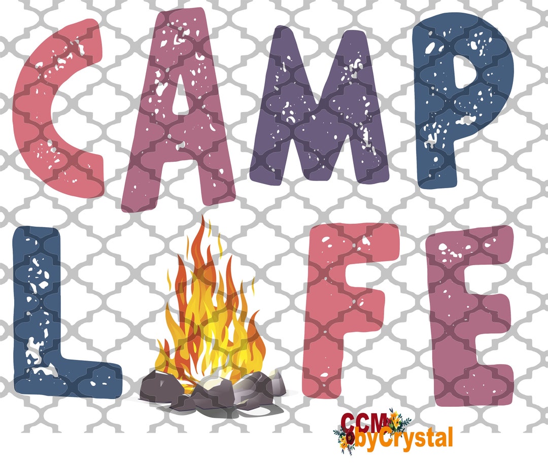 Camp Life PNG - Etsy