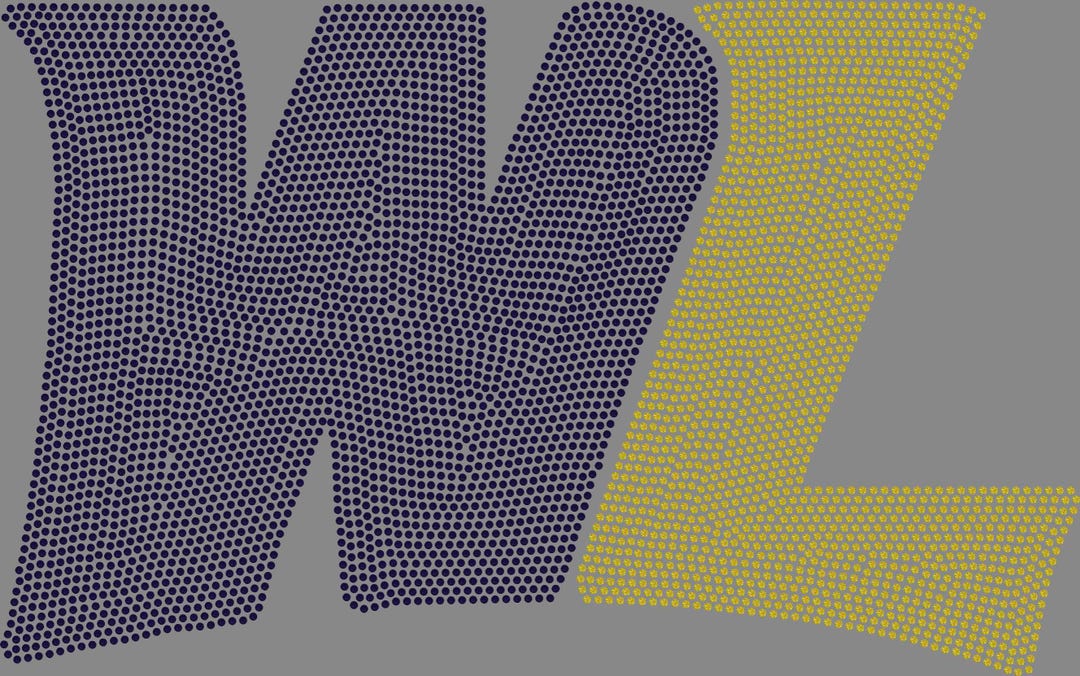 WL 11" Wide 2 Color Spangle Transfer - Etsy