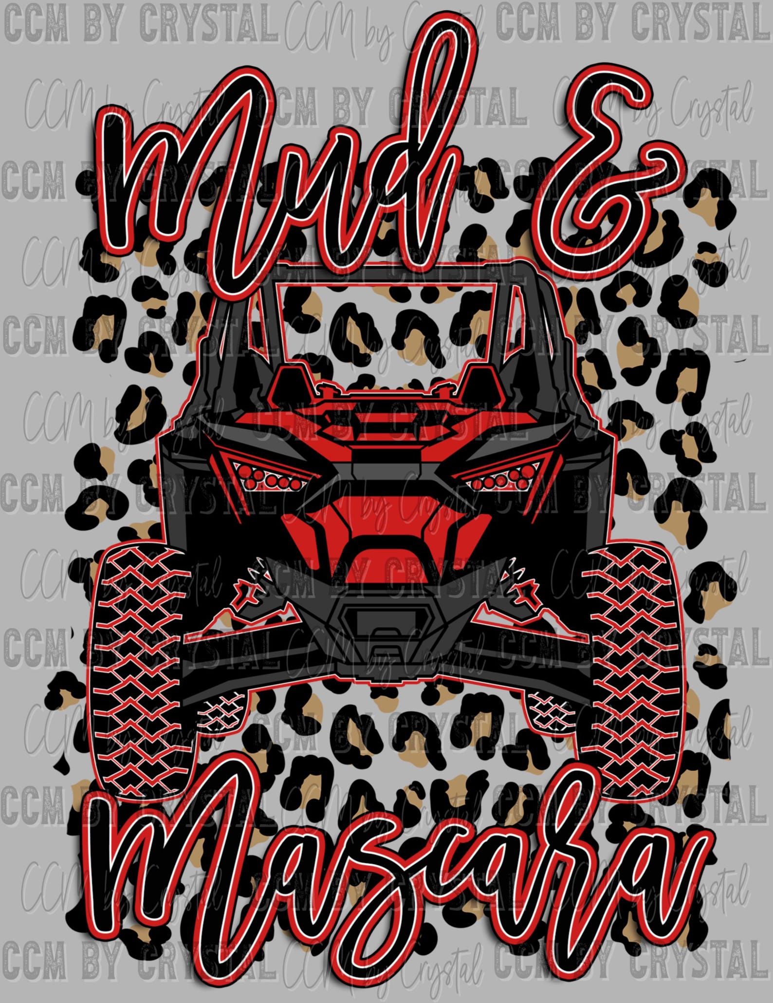 Mud and Mascara ATV Ready to Press Transfer DTF Transfers Sublimation ...