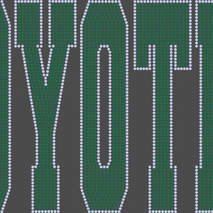 Custom Block Sport Font One Line Word 11" Wide by Approximately 6" Tall ...