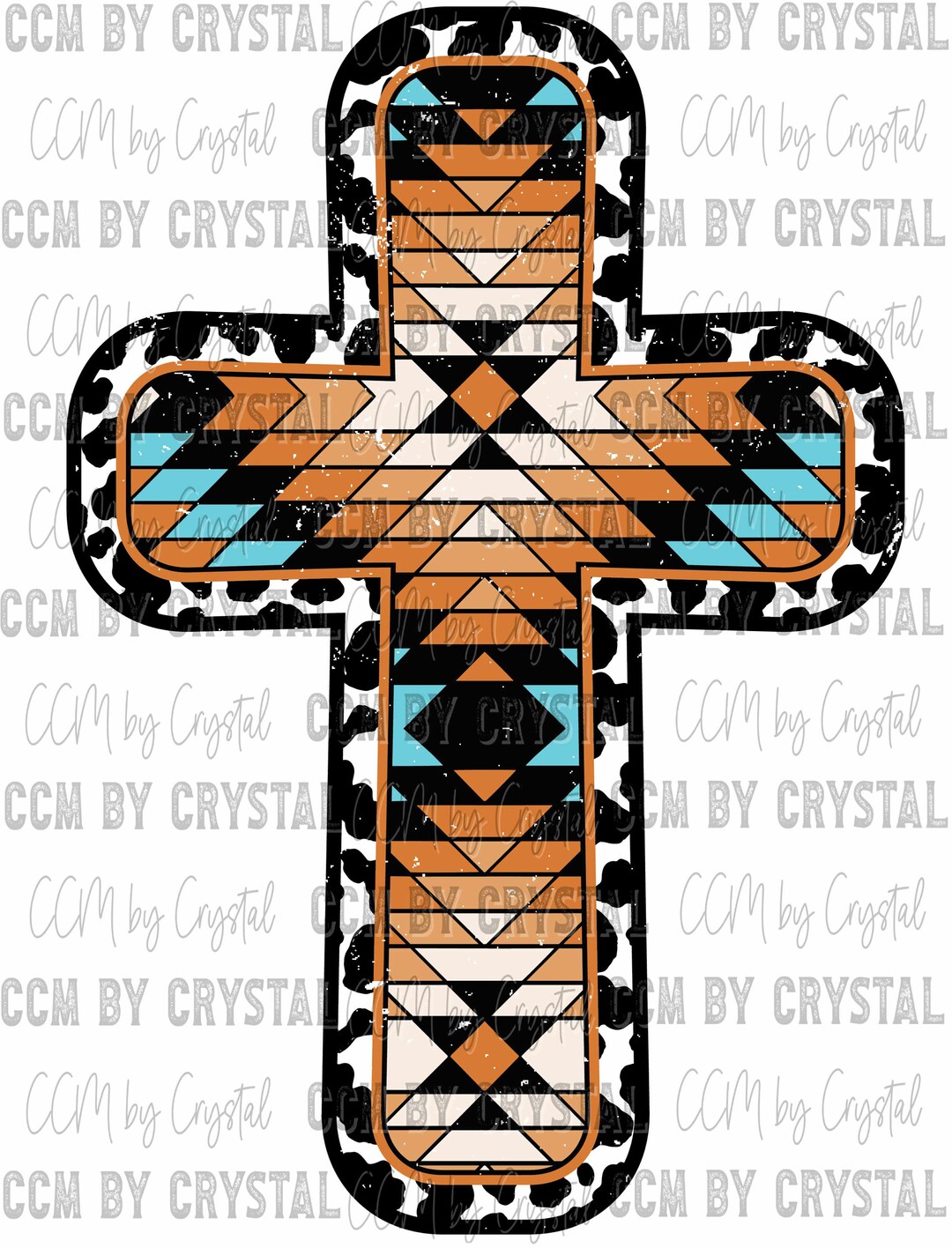 Aztec Cross Ready to Press Transfer Direct to Film DTF Transfers ...